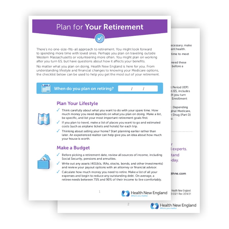 Medicare Planning for Retirement in MA | Health New England